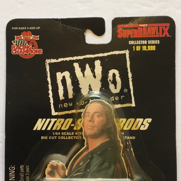 Toys | Bret Hart Nwo Wcw Nitrostreet Rods Die Cast Car Damaged ...